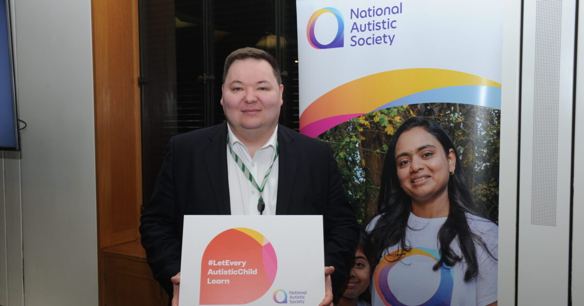 Andrew Western shows support for autistic students at National Autistic ...